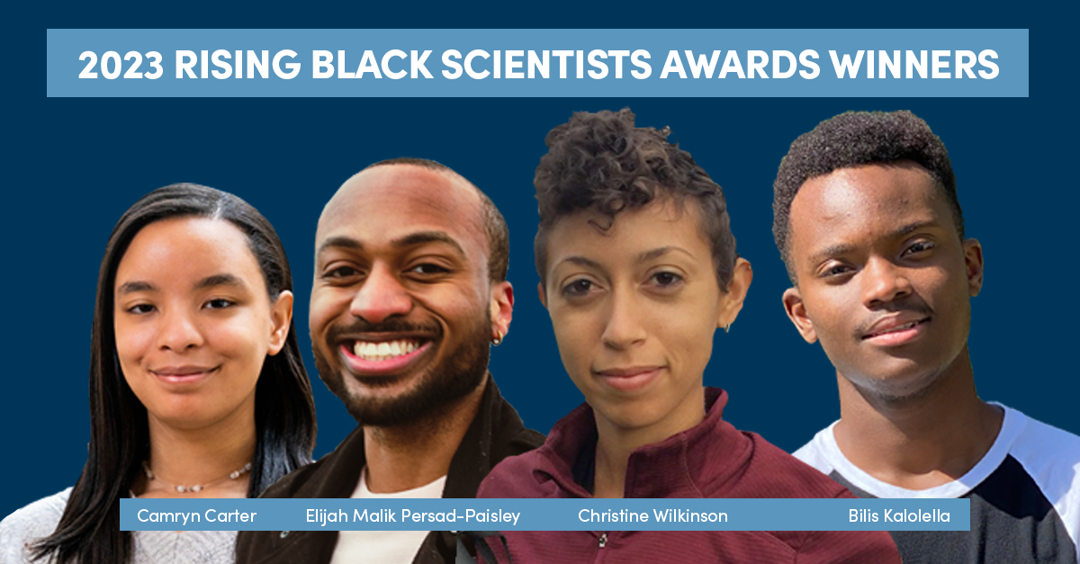 Meet the 2023 Rising Black Scientists Awards Essay Competition Winners